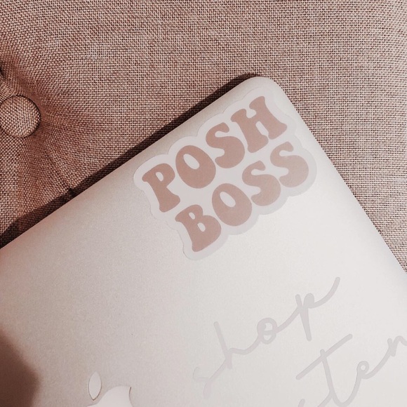 shop kirsten | Office | Posh Boss Pink Groovy Sticker Decal | Poshmark